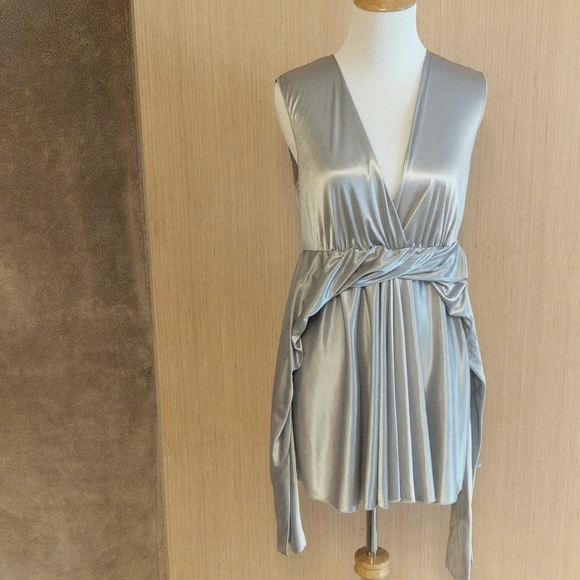 Rosae Nichols | Dresses | Rozae By Rozae Nichols Unique Silver ...